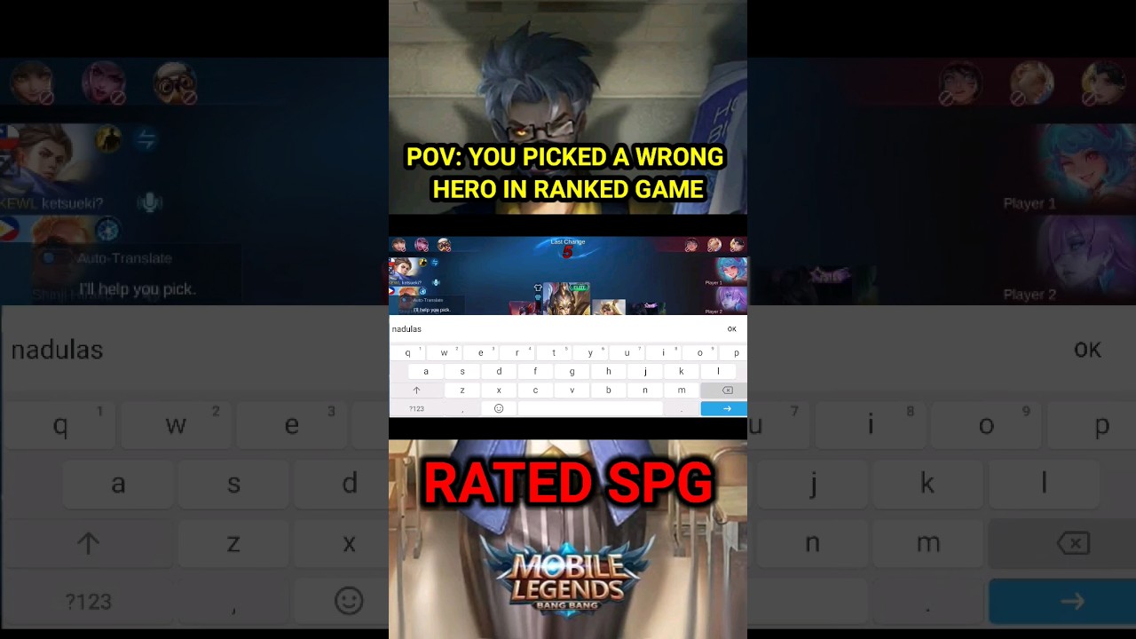POV: YOU PICKED A WRONG HERO IN RANKED GAME 😭😂 #mlbb #hanzo #memes ...