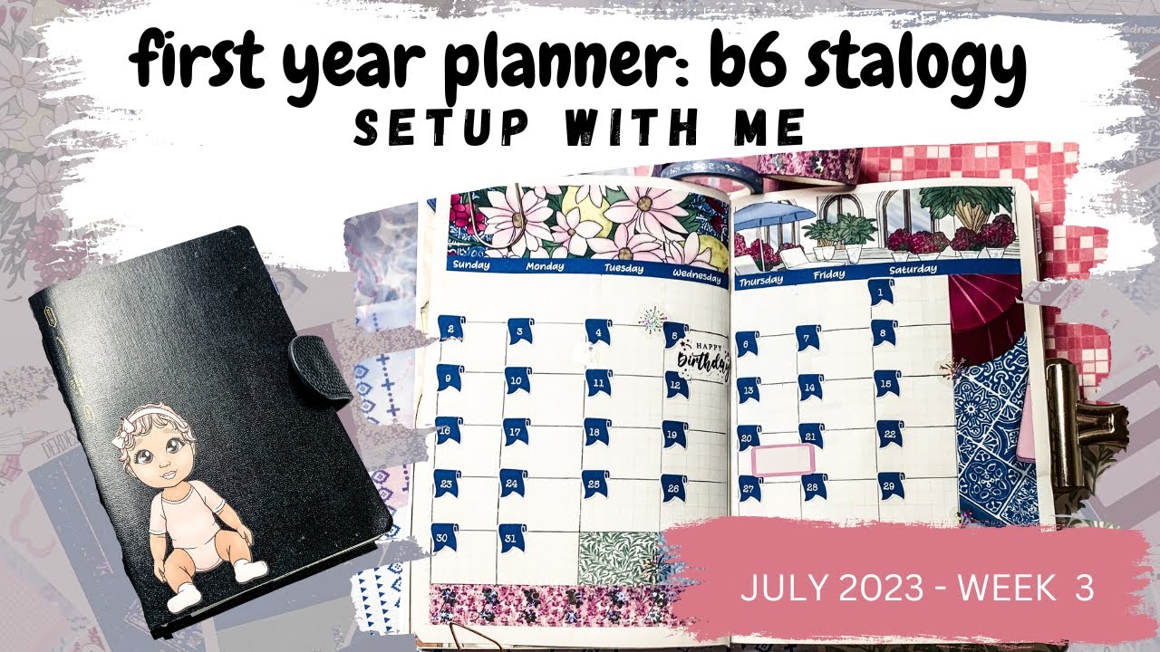 | B6 STALOGY | DAUGHTER'S 1ST YEAR PLANNER | JULY 2023 ...