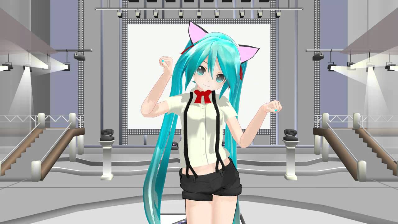 MMD Api Neko Miku Nyanyanyanyanyan Pasu - YouTube