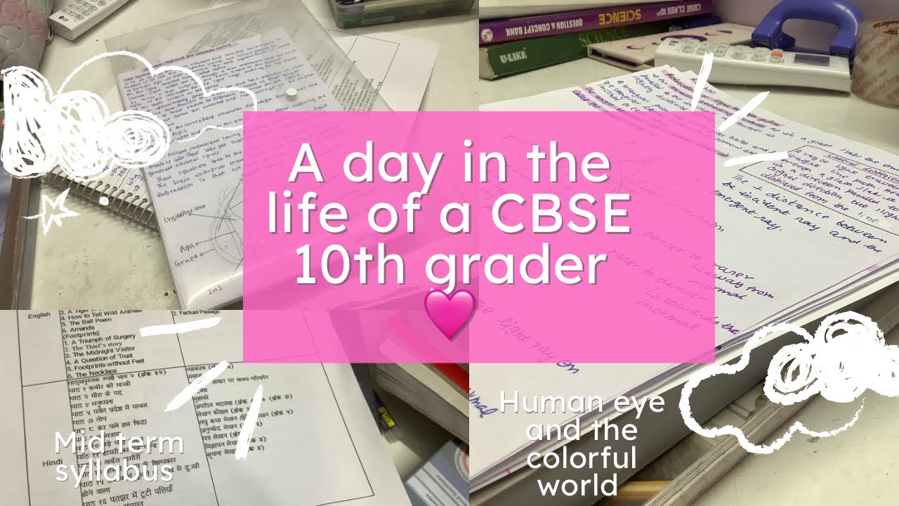 A day in the Life of a CBSE 10th Grader | Studying📚🗒️💖 - YouTube