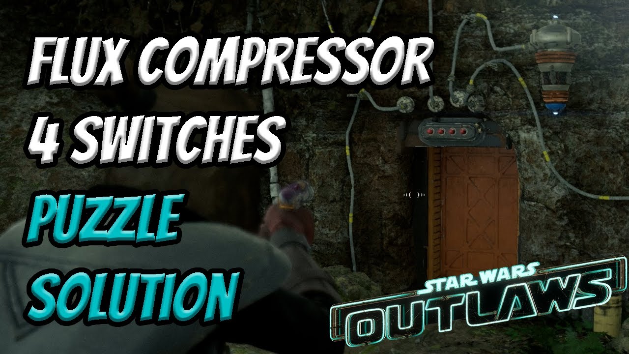 How to Open the Flux Compressor Powered Door - 4 Switches Puzzle ...