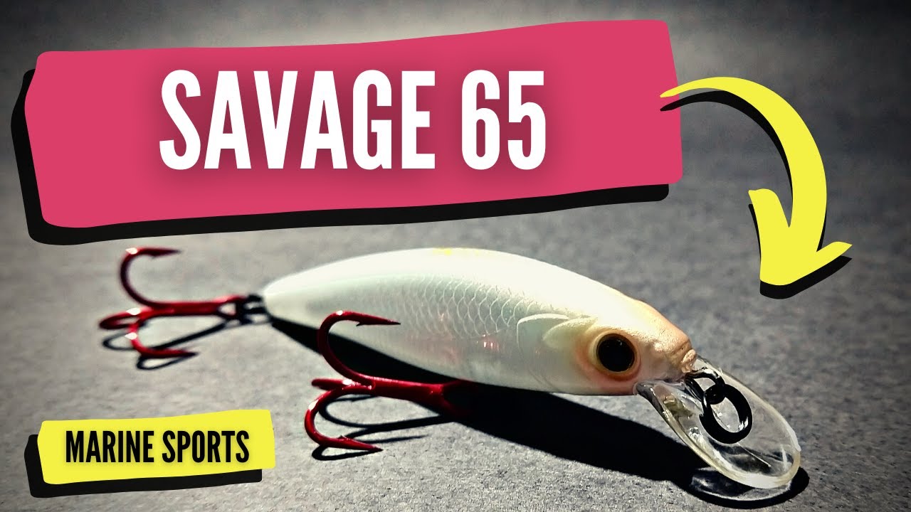 Isca SAVAGE 65 MARINE SPORTS [ TESTE NA ÁGUA ] - YouTube