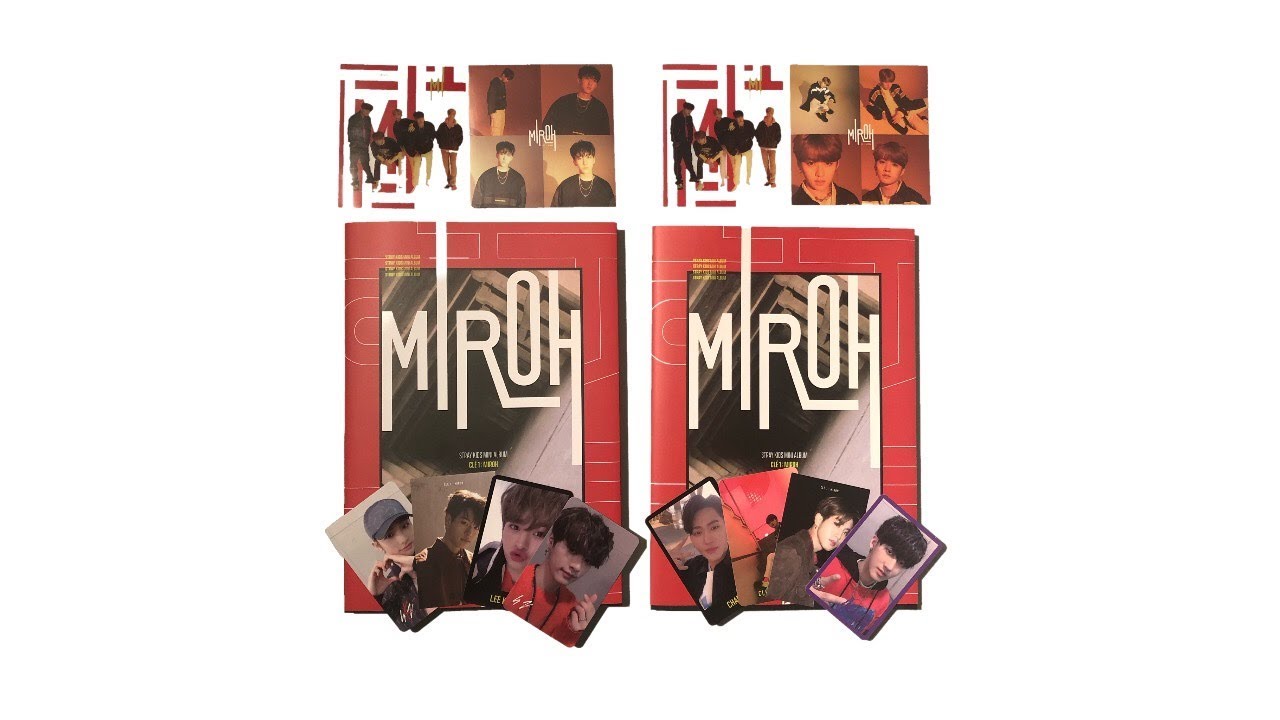 stray kids clé 1 miroh limited version album unboxing - YouTube