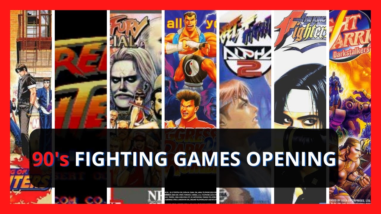 90's FIGHTING GAMES OPENING - ABERTURA DE JOGOS DE LUTA NO ANO 1995 ...