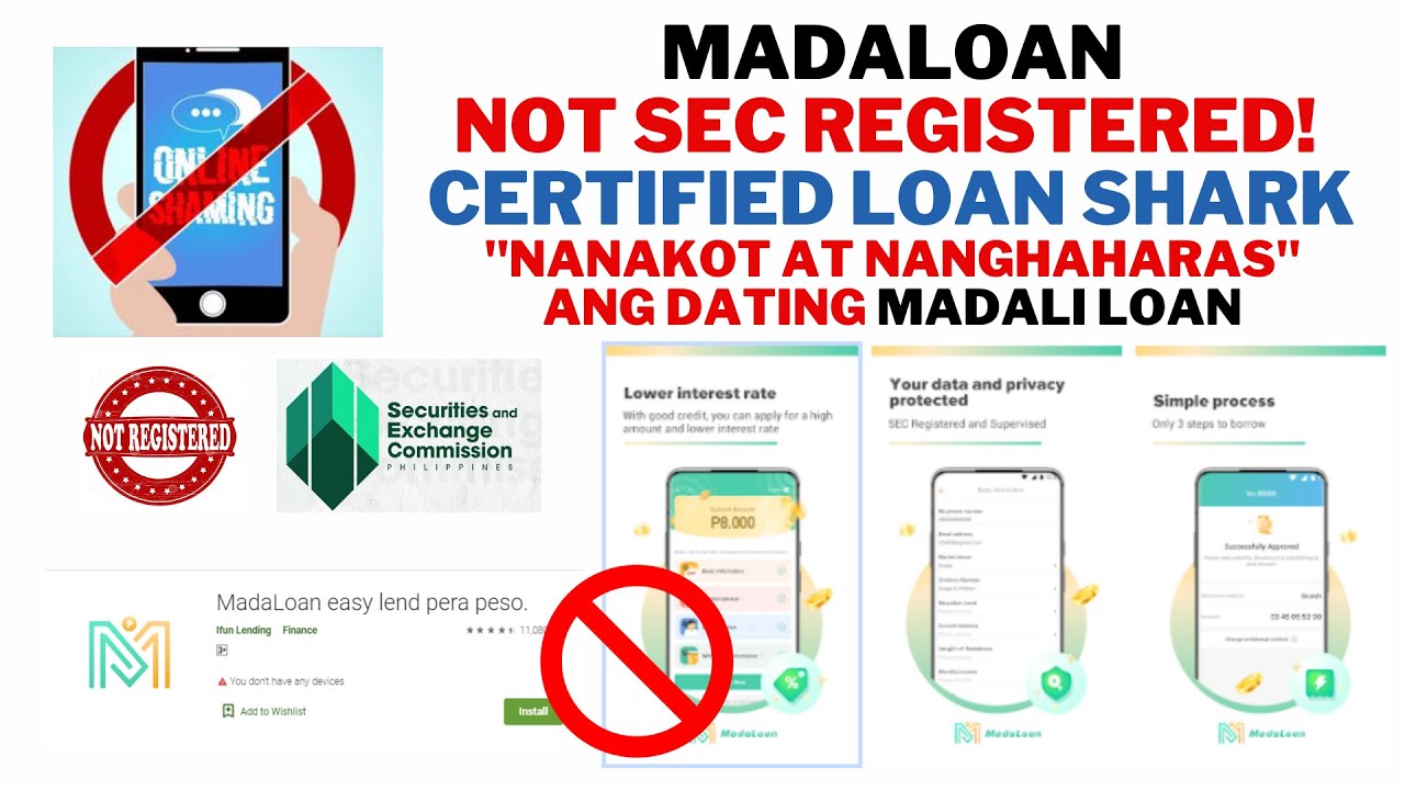 Madaloan Ang Bagong Pangalan ni Madali Loan na isang LOAN SHARK - YouTube