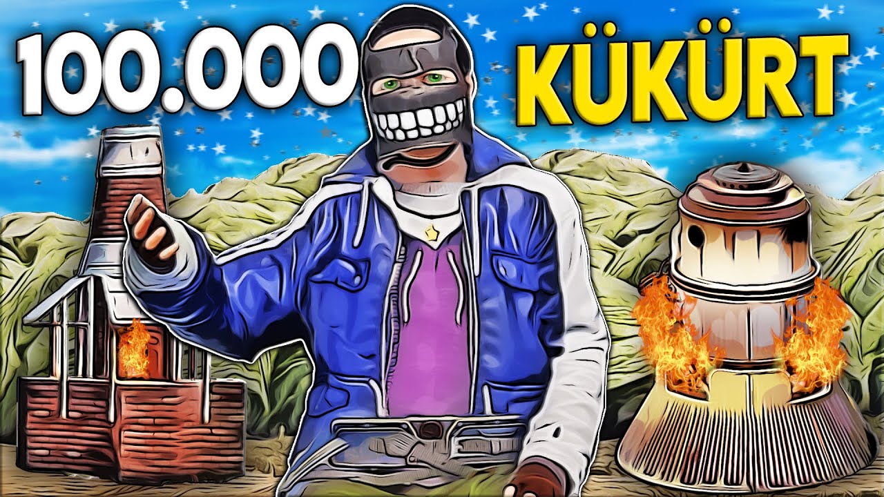 EVDEKİ BÜTÜN SANDIKLAR TAMAMEN DOLDU ! (100.000 KÜKÜRT MACERASI) Rust ...