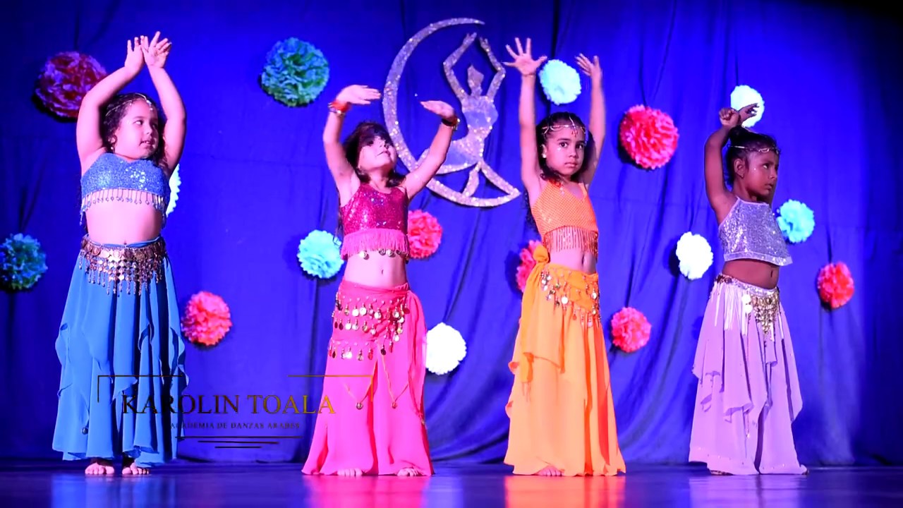 Danza Árabe Grupal Niñas - YouTube