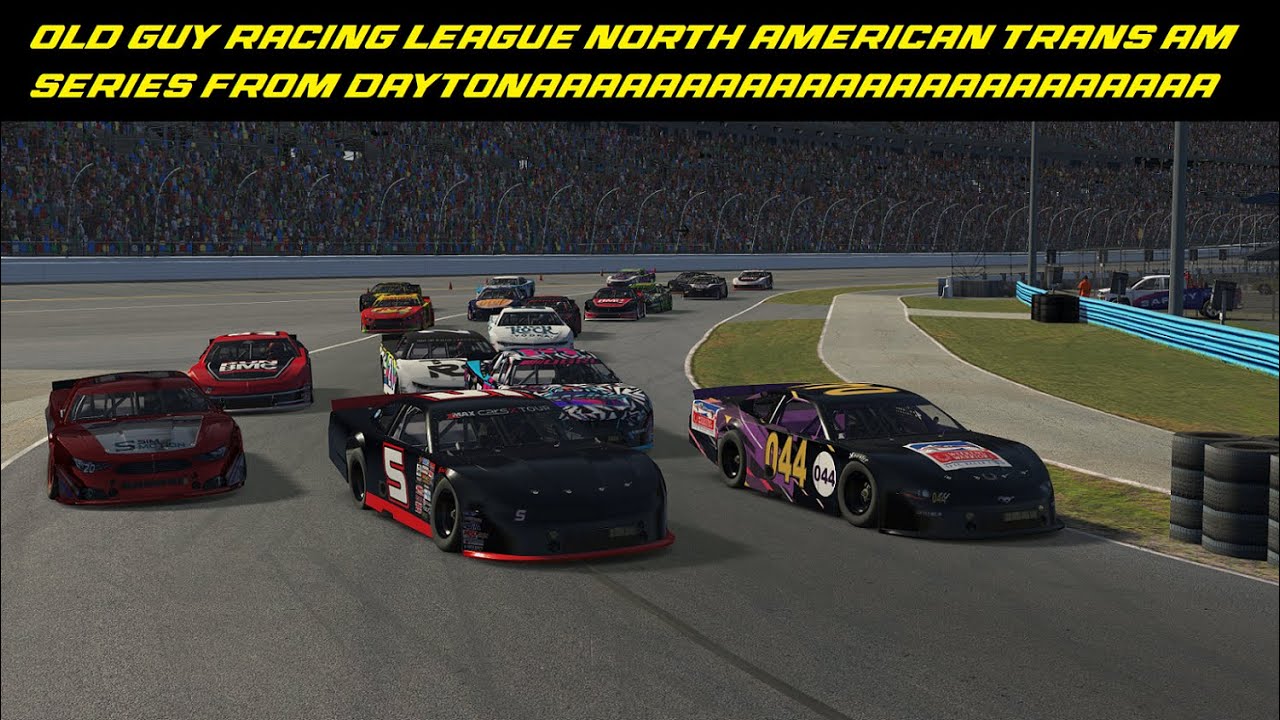 Old Guy Racing League North American Trans AM Series Race From ...