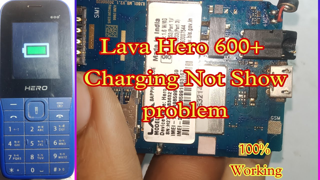 lava hero 600 charging not showing !! lava h2 charging not show // lava ...