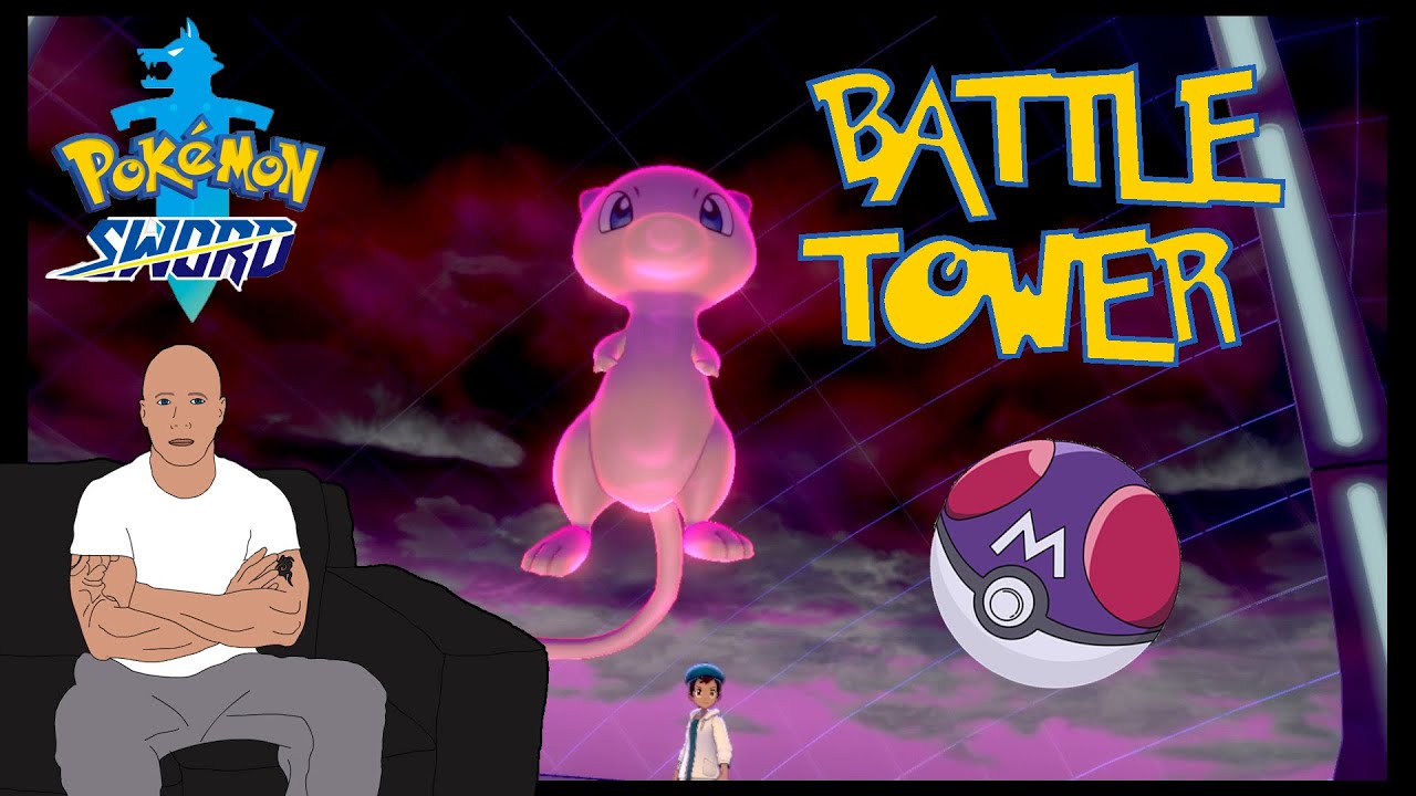 Reaching Rank 50 of the Battle Tower in Pokemon Sword - YouTube