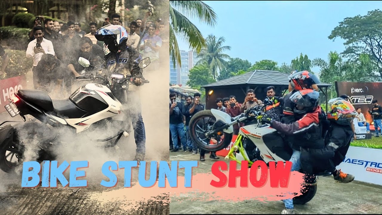 Bike stunt show with "Hero"! Vlog -37 - YouTube