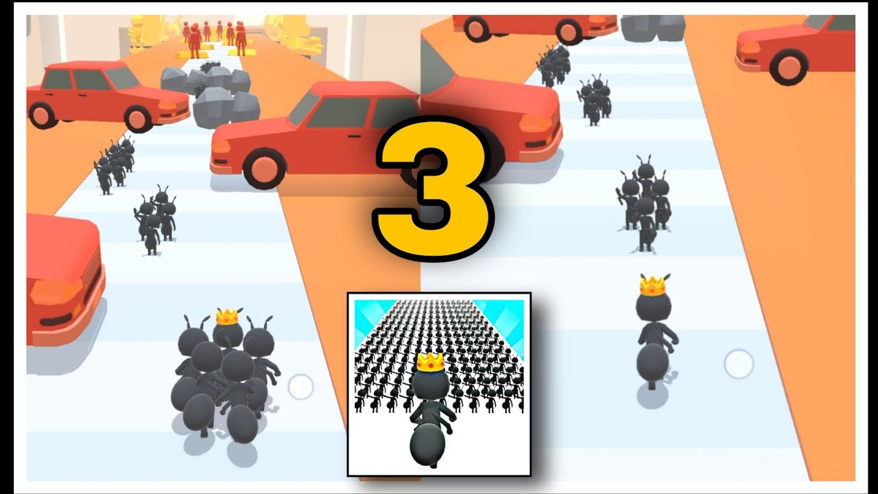 tiny run 🐜🐜 game play walkthrought part 3 all level 30 - 45 gameplay ...