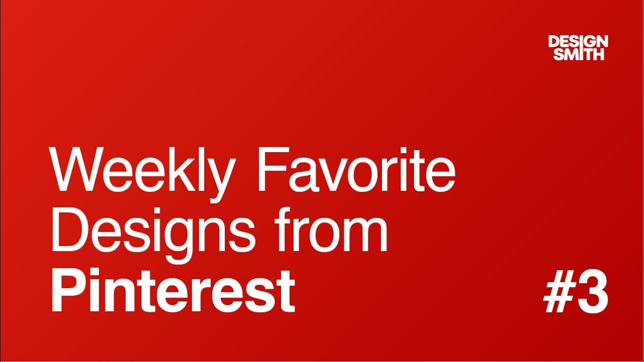 Weekly Favorite Pinterest Designs #3 - YouTube