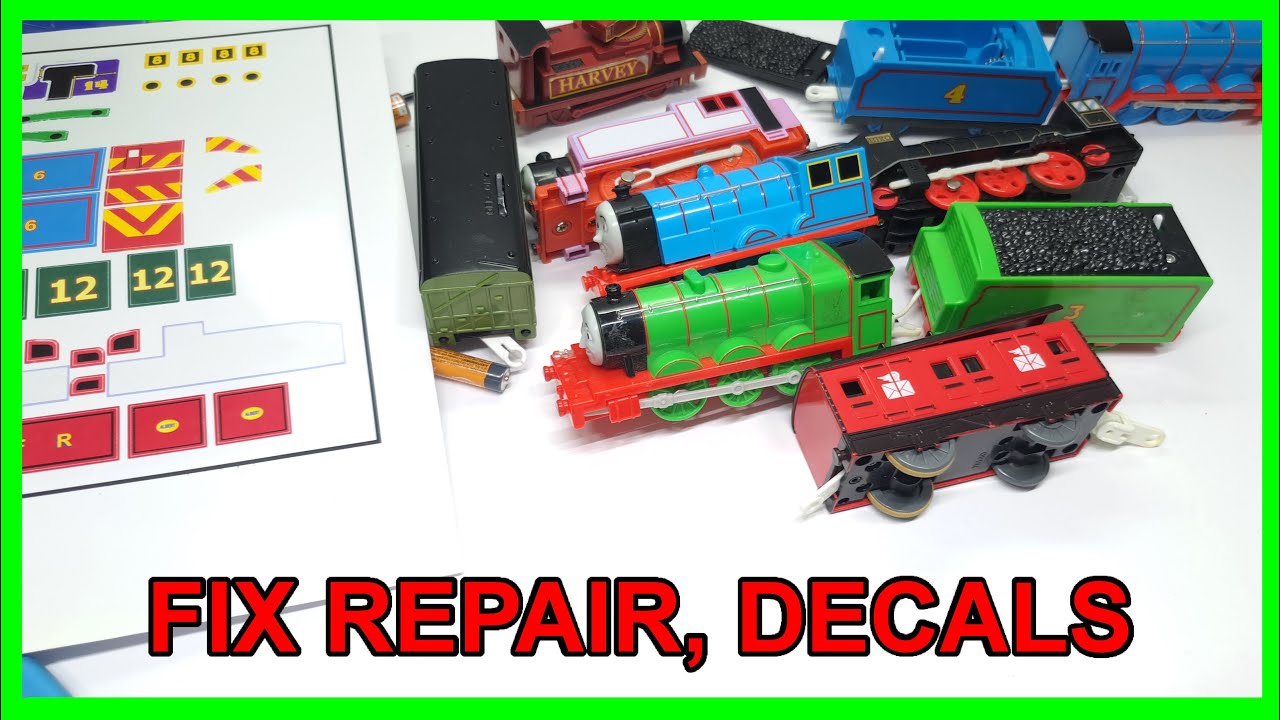 Trackmaster Fix Test Repair Decals Rosie Gordon Henry Hiro Harvey - YouTube