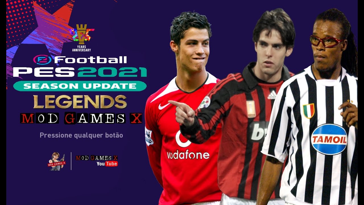 🔴 🎮 LIVE PES 21 - Patch Legends Mod Games X 4.5 PC "Gameplay" - YouTube