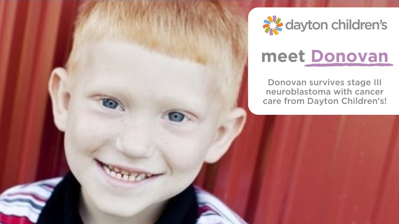 Donovan survives pediatric cancer- stage III neuroblastoma - YouTube