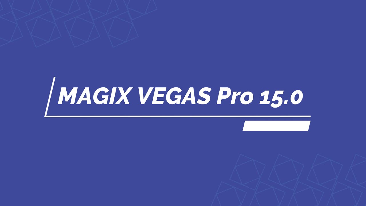 MAGIX VEGAS Pro 15 Installation - YouTube