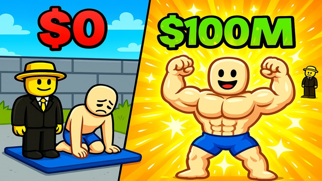 I Unlocked Max Level Gym And Made $100M Cash! Reached #5 On Leaderboard ...