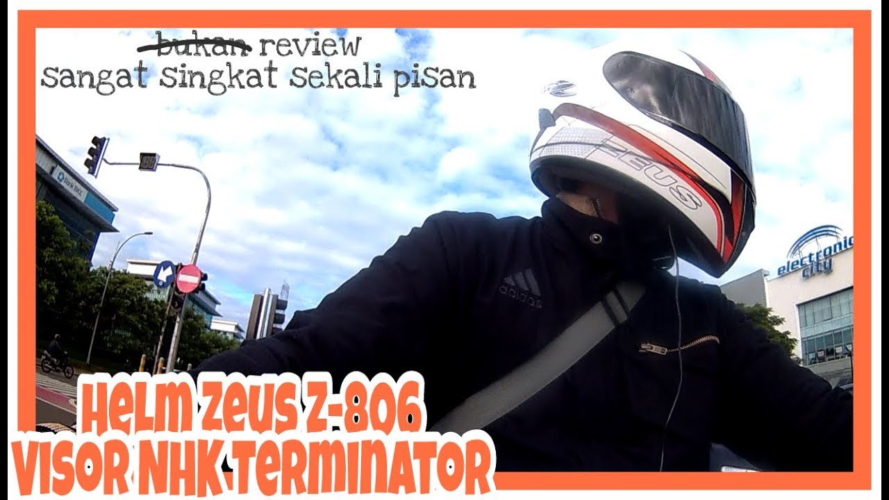 Helm Zeus Z-806 | Review Sangat Singkat Banget Sekali Pisan | Yamaha ...