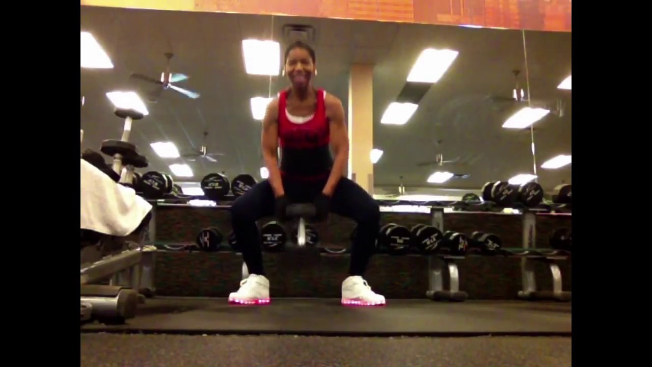 Intense Hamstring Glute Workout Fitness Exercise with Weight - YouTube