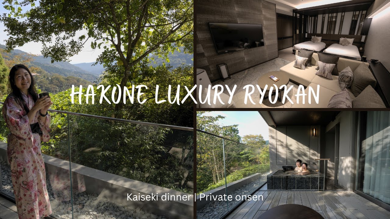 Hakone Gora Karaku Luxury Ryokan | Private Onsen Experience - YouTube