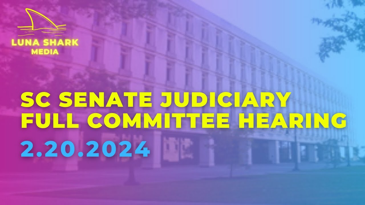 SC Senate Judiciary Committee -- Full Committee 2/20/2024 - YouTube