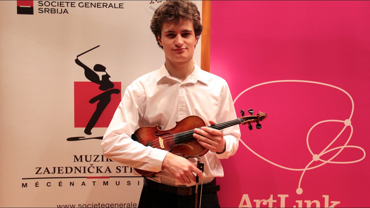 David Horvat, violin, ArtLink - Société Générale Most Promising Young ...