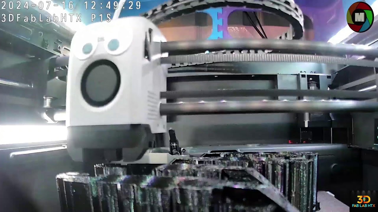 3DFabLab HTX Live 3D printing! - YouTube