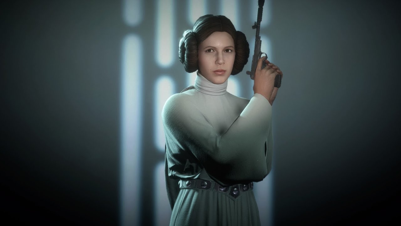 Princess Leia Skin Gameplay! Star Wars Battlefront 2 Arcade - YouTube