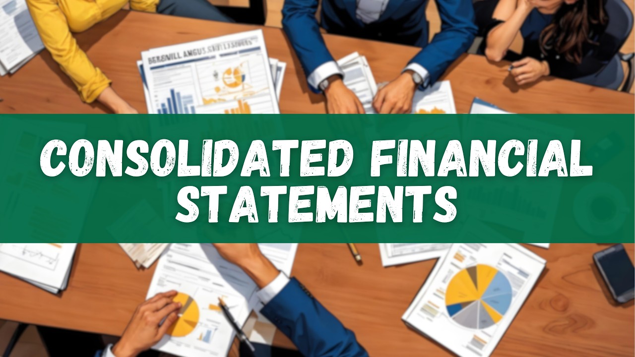 Consolidated Financial Statements in Excel - YouTube