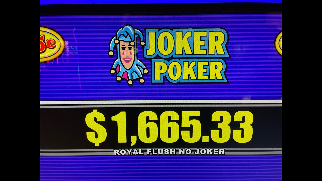 Video Poker: Joker Poker Progressive Play Session - YouTube