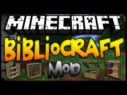 Minecraft - BIBLIO CRAFT MOD - YouTube