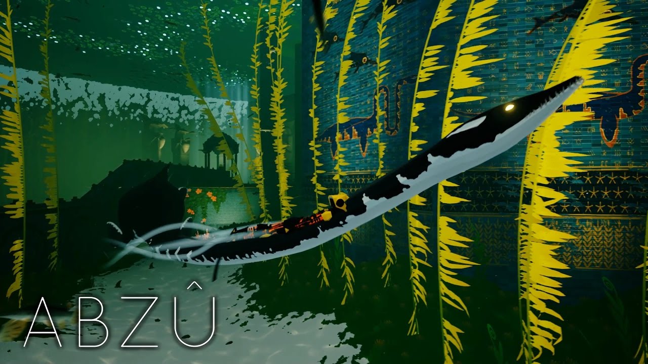 Discovery of Sea Dinosaur! - ABZU Beautiful Moments #09 - YouTube