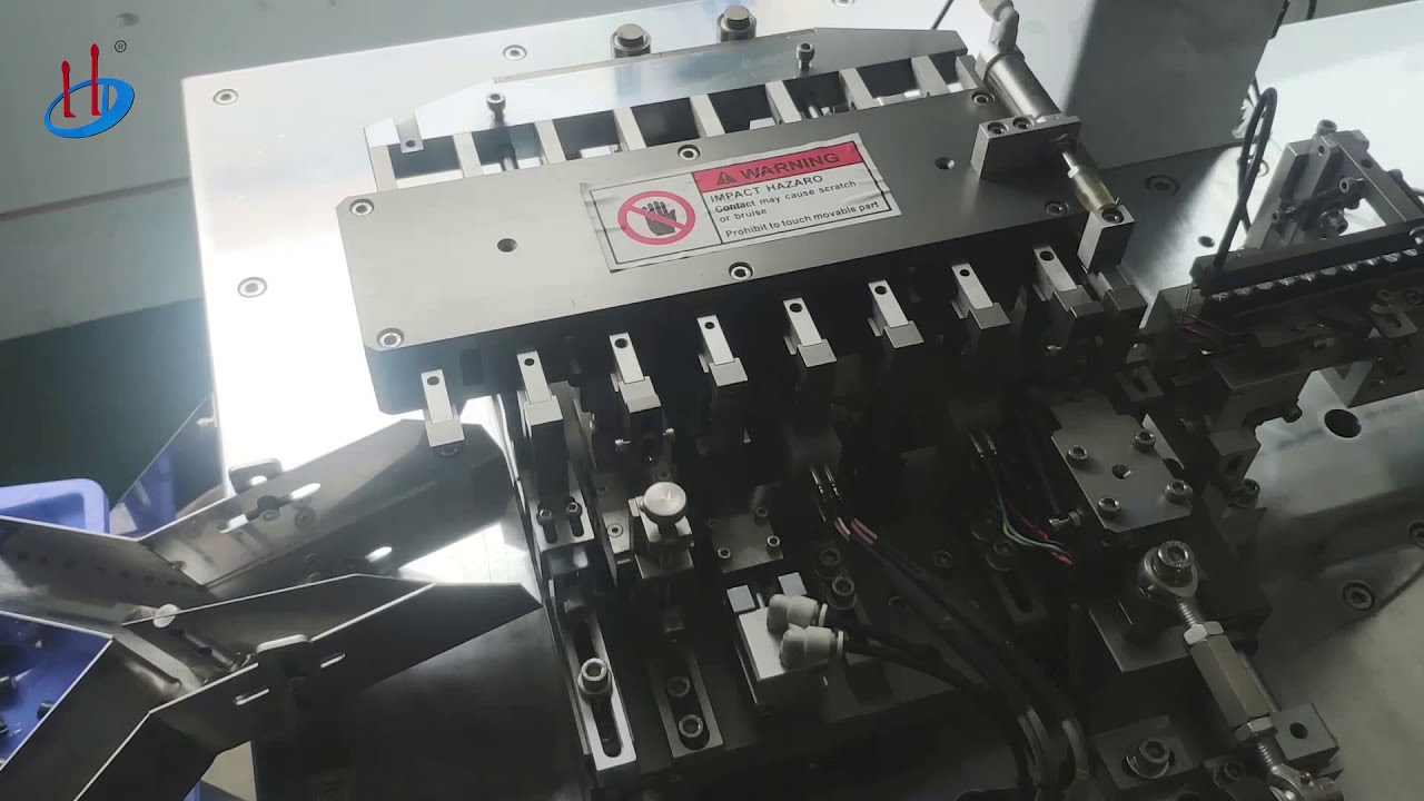 Huadian Automation HD-901A-W Automatic Component Forming Machine - YouTube