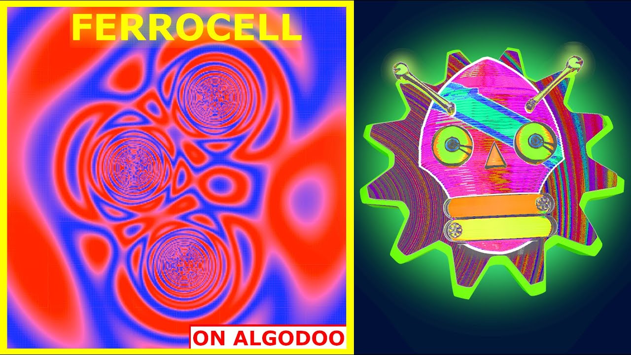 Algodoo Ferrocell, simulation magnetic visualizer - YouTube