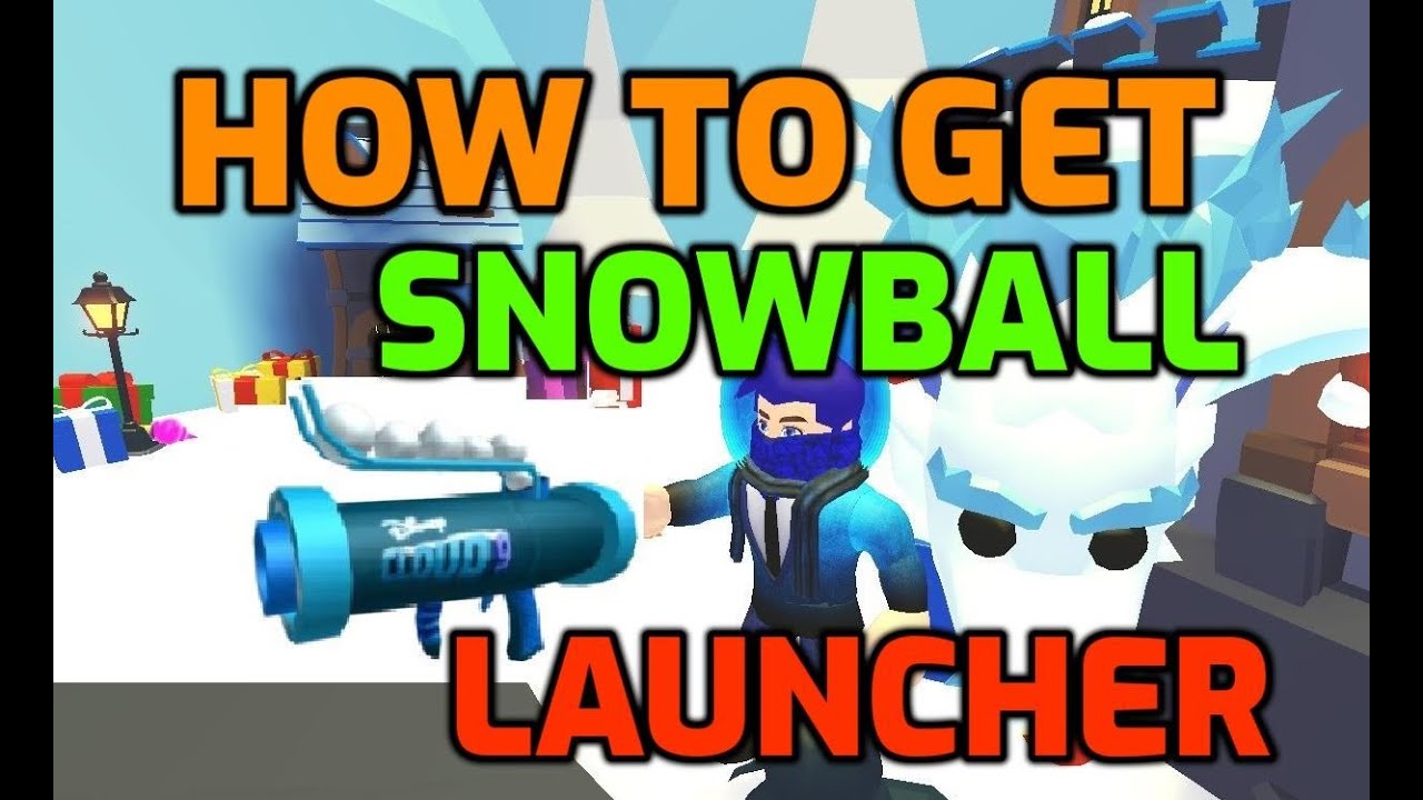 HOW TO GET SNOWBALL LAUNCHER ADOPT ME WINTER UPDATE 2020? (SNOW BALL ...