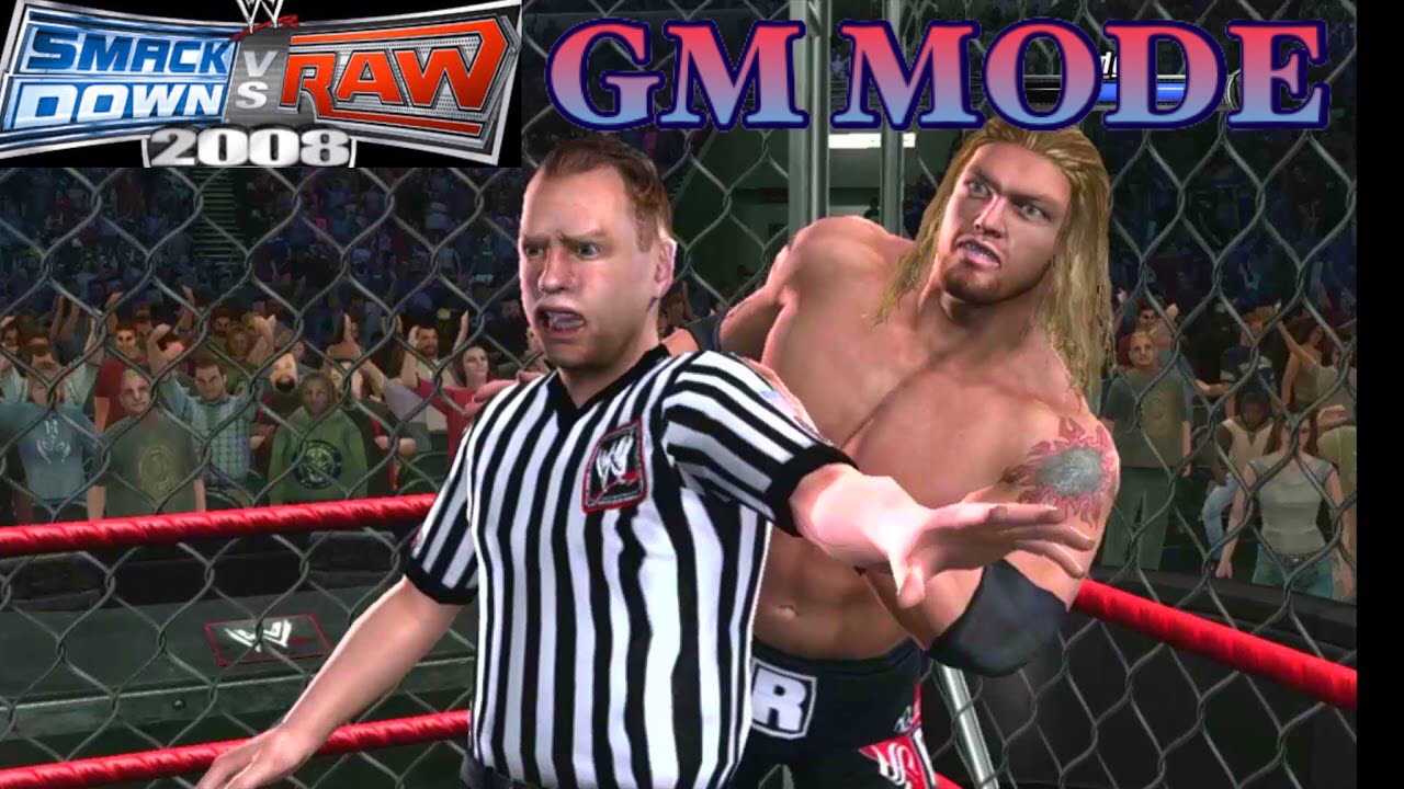 SVR-2008 GM MODE- EDGE VS KING BOOKER VS TRIPLE H VS THE ROCK STEEL ...