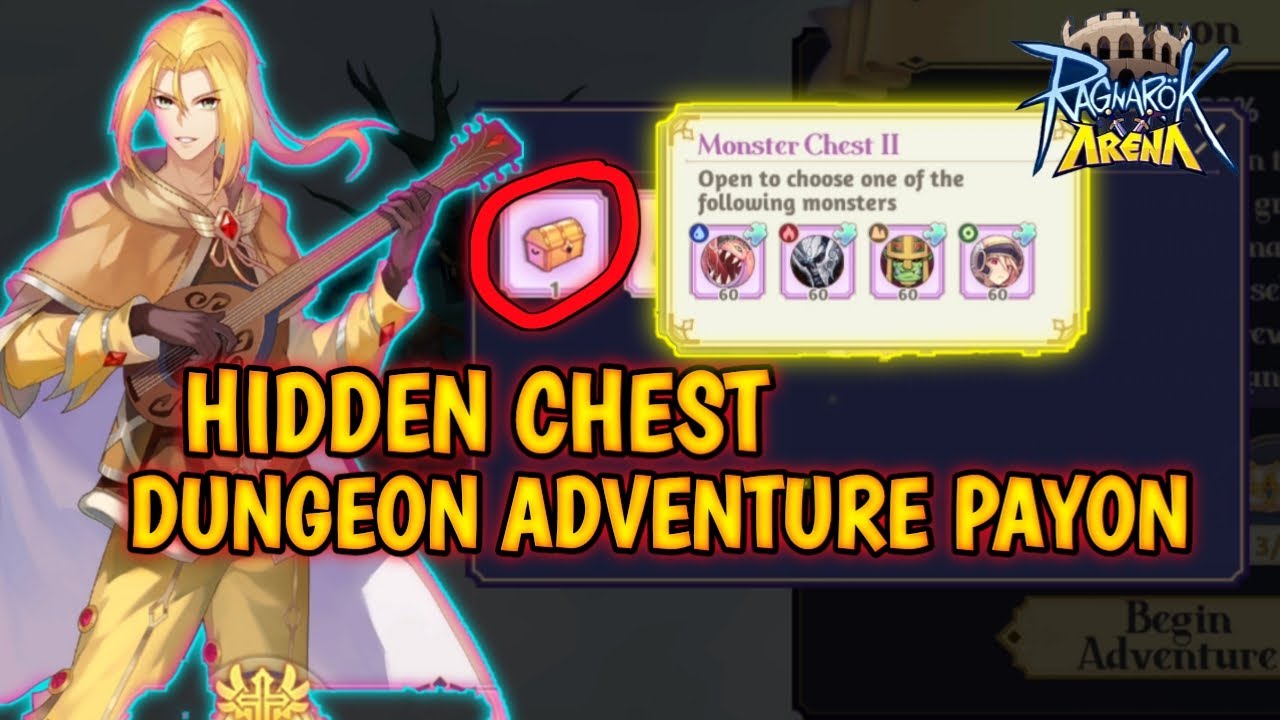 HIDDEN CHEST DUNGEON ADVENTURE PAYON - Ragnarok Arena Monster SRPG ...