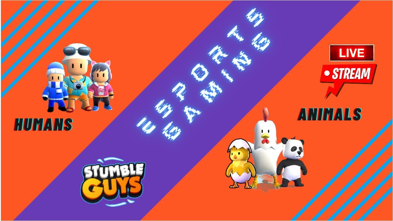 Human VS Animals | Stumble Guys live | Stumble guys Tamil live | Road ...