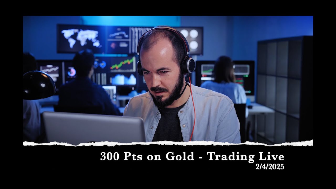 300 Pts on Gold - Trading Live - YouTube