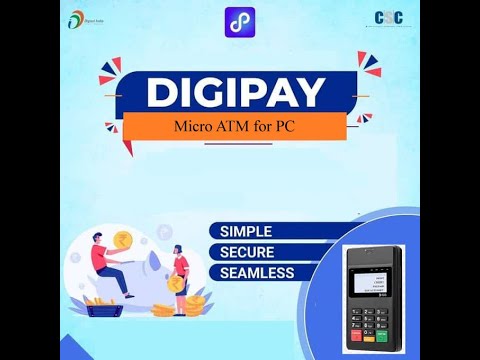 CSC DigiPay Micro ATM for PC - YouTube