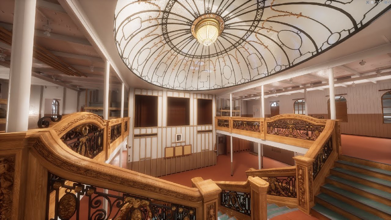 HMHS Britannic's Grand Staircase - YouTube