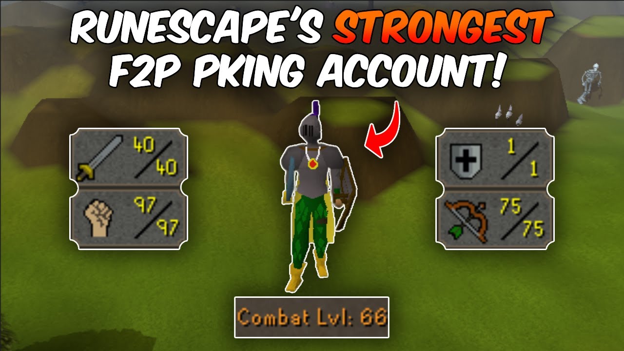 RuneScape's Strongest F2P PKING Account - YouTube