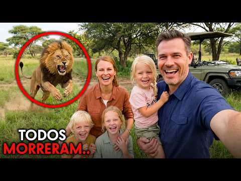 Os Últimos Momentos Da Família Mensah: Devorada Por Leões Durante Um Safari em África