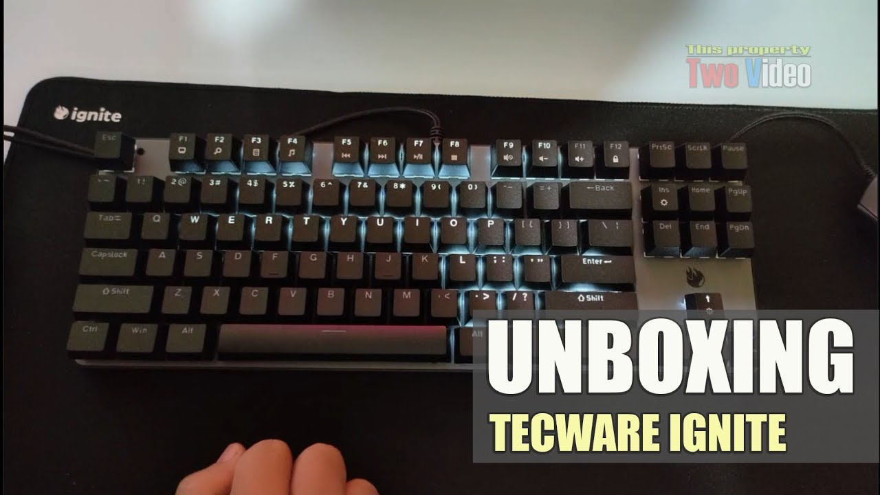 Tecware Ignite 3 in 1 Gaming Keyboard Bundle - YouTube
