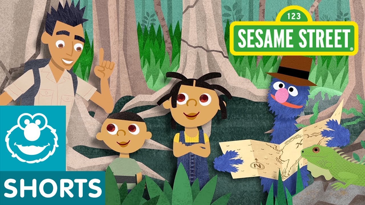 Sesame Street: Grover Searches the Amazonian Rainforest | Story Time ...