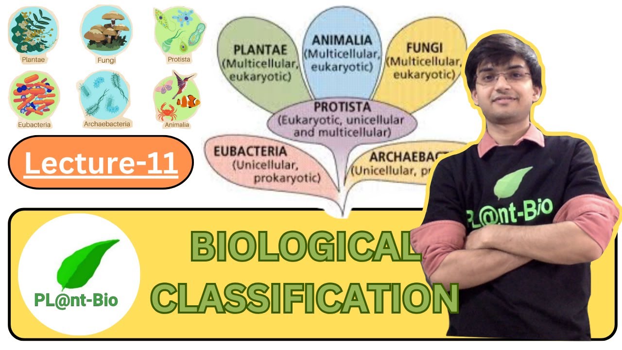 Biological classification class 11 biology || LECTURE-11 || NEET ...