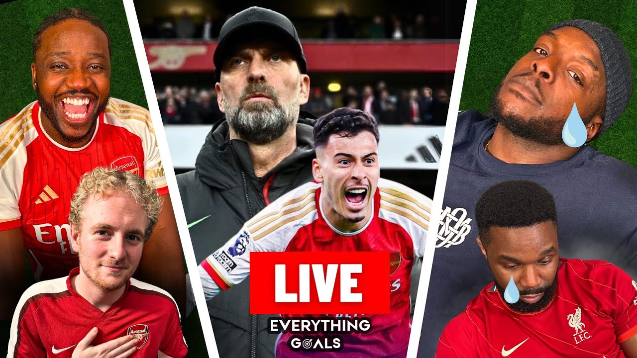 (Live) Arsenal VS Liverpool | Watch Along | Everything Goals - YouTube