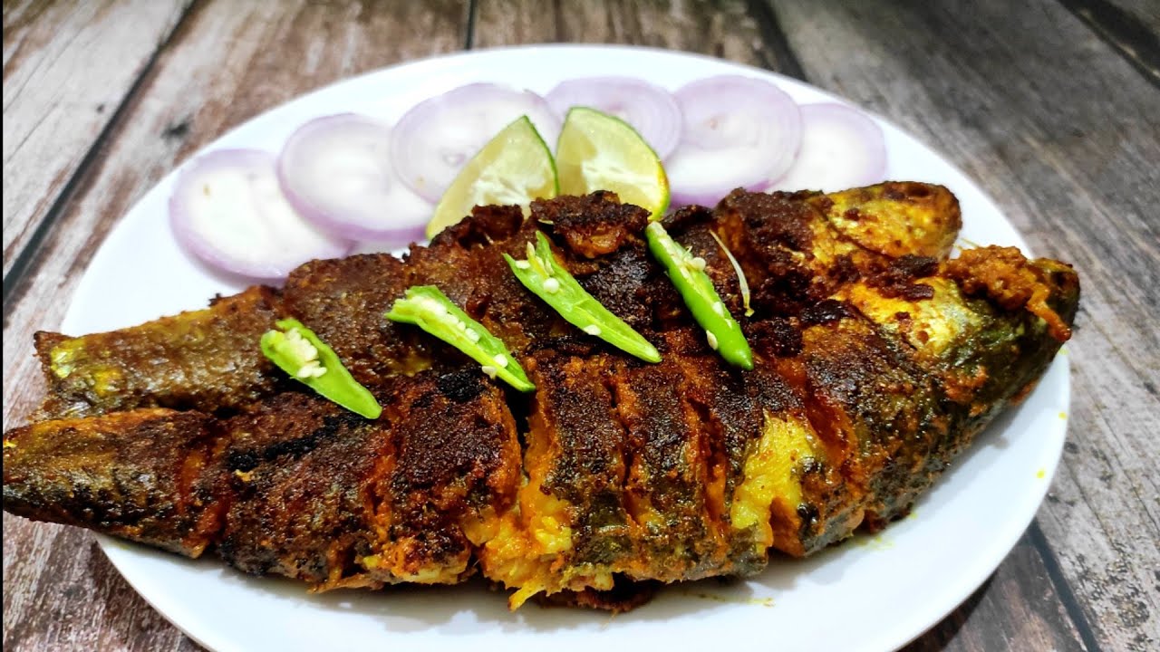 Dhaba Jaisa Full Fish Fry | Masala Fish Fry Easy Recipe | Fried Fish ...