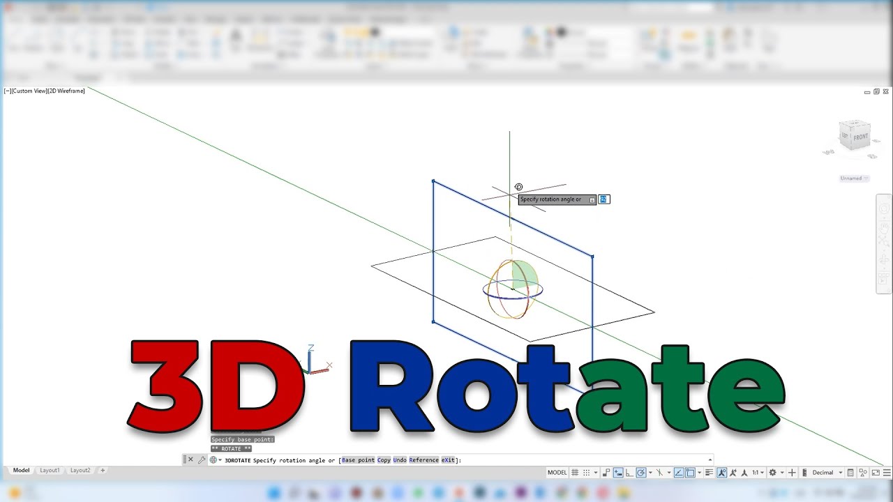 3D Rotate alətinin istifadə qaydası - YouTube